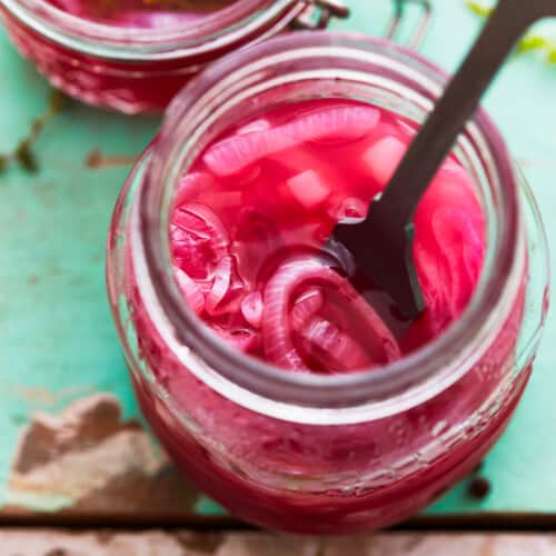 Pickled Red Onions Recipe - The Cookie Rookie®