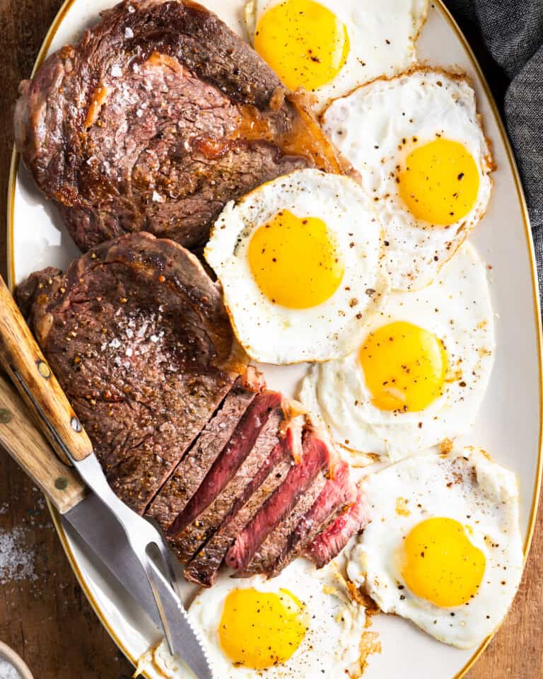 Steak and Eggs Recipe - The Cookie Rookie®