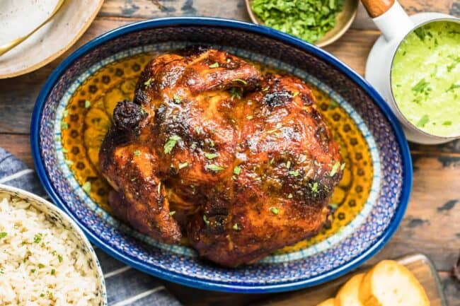 Peruvian Chicken with Green Sauce Recipe - The Cookie Rookie®