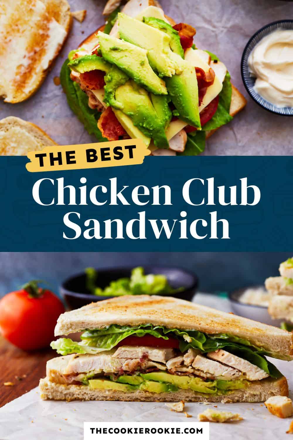 Chicken Club Sandwich Recipe - The Cookie Rookie®
