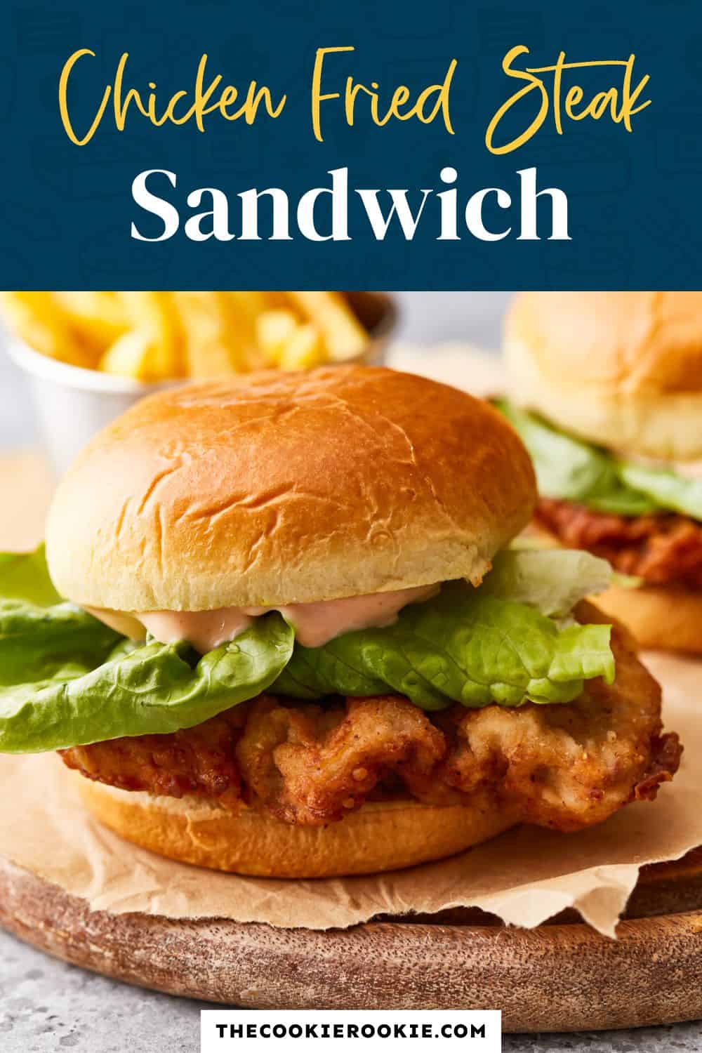 Chicken Fried Steak Sandwich Recipe - The Cookie Rookie®