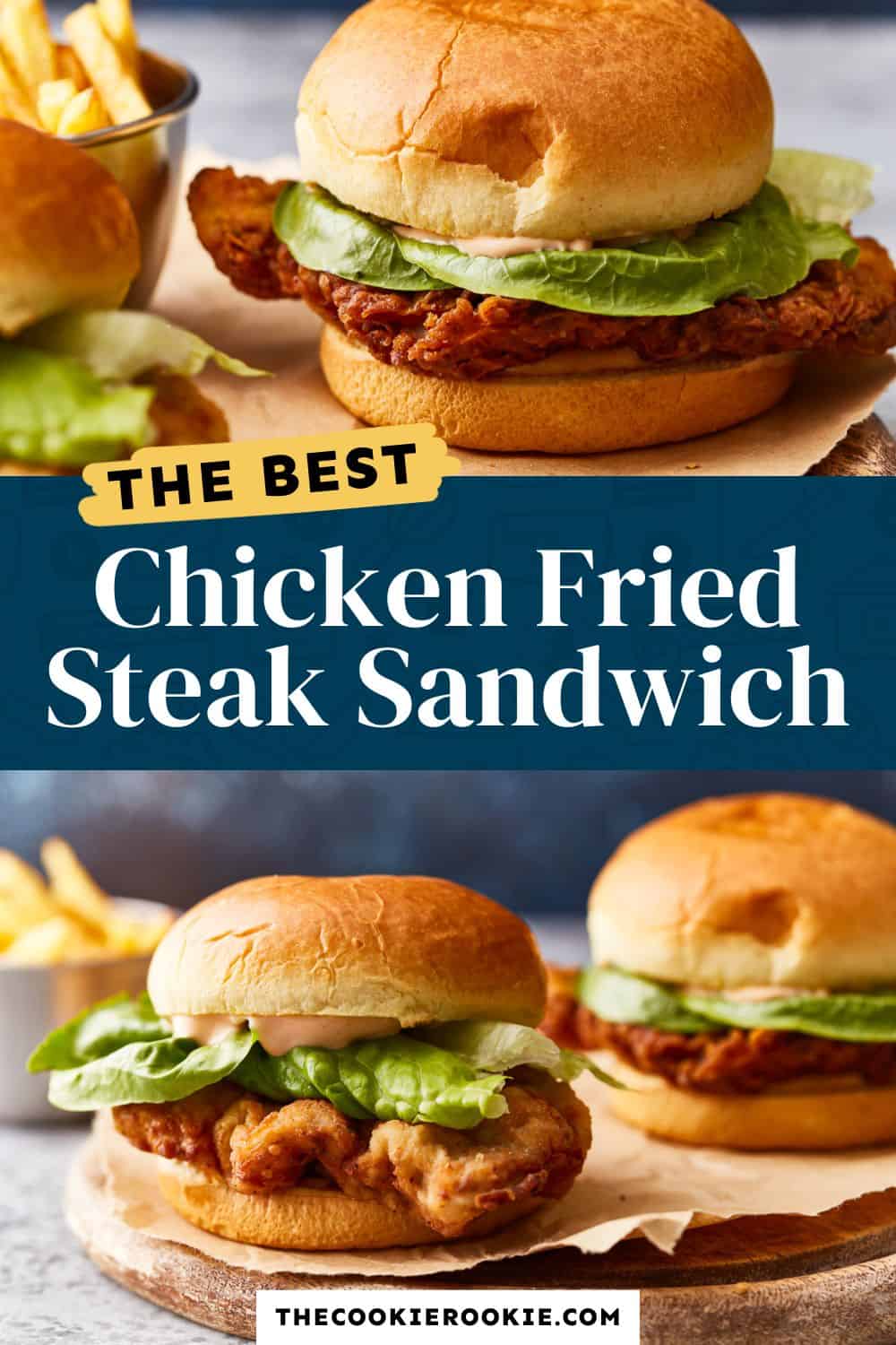 Chicken Fried Steak Sandwich Recipe - The Cookie Rookie®