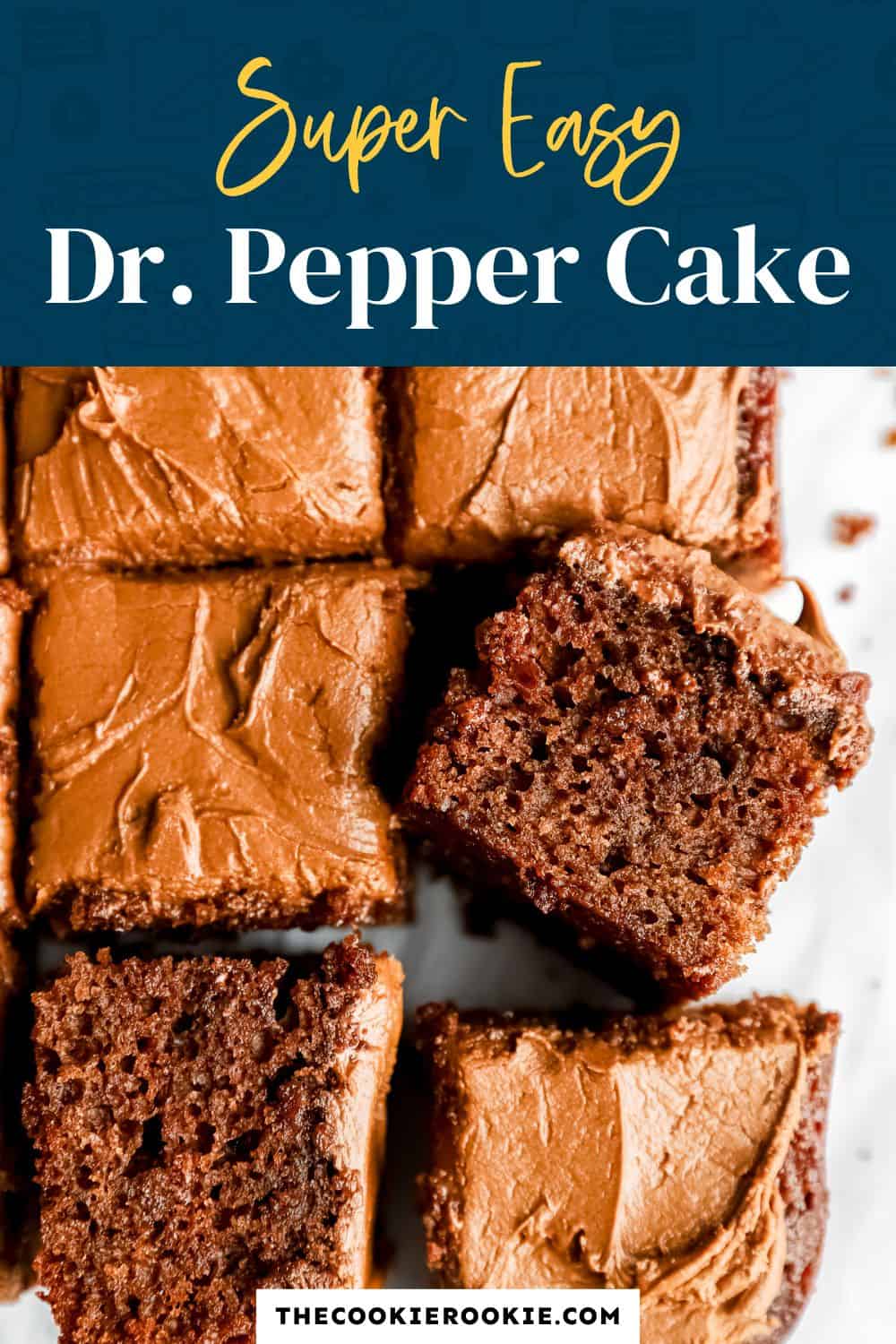 Dr Pepper Cake Recipe - The Cookie Rookie®