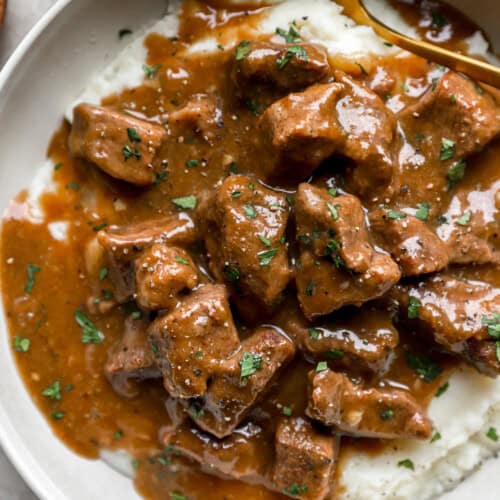 Beef Tips Recipe - The Cookie Rookie®