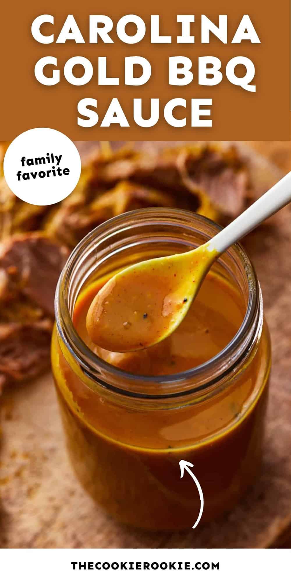 Carolina Gold BBQ Sauce Recipe - The Cookie Rookie®