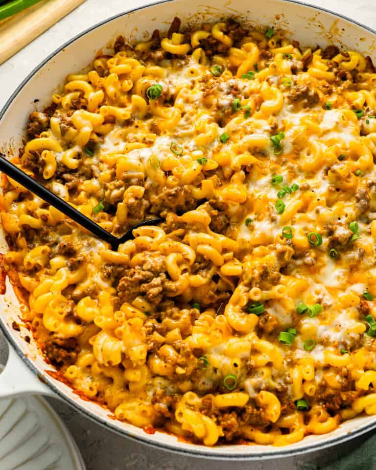 Cheeseburger Casserole - The Cookie Rookie®