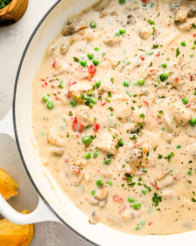Receta de Pollo a la King 】