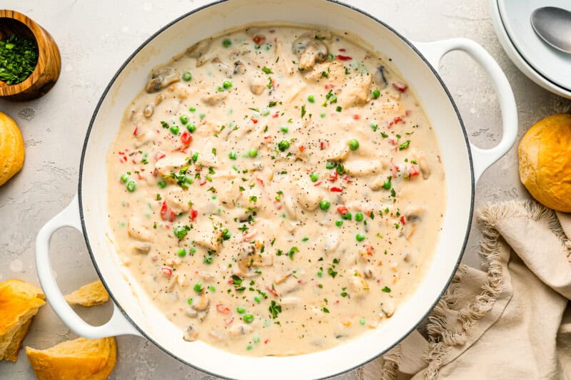 Receta de Pollo a la King 】