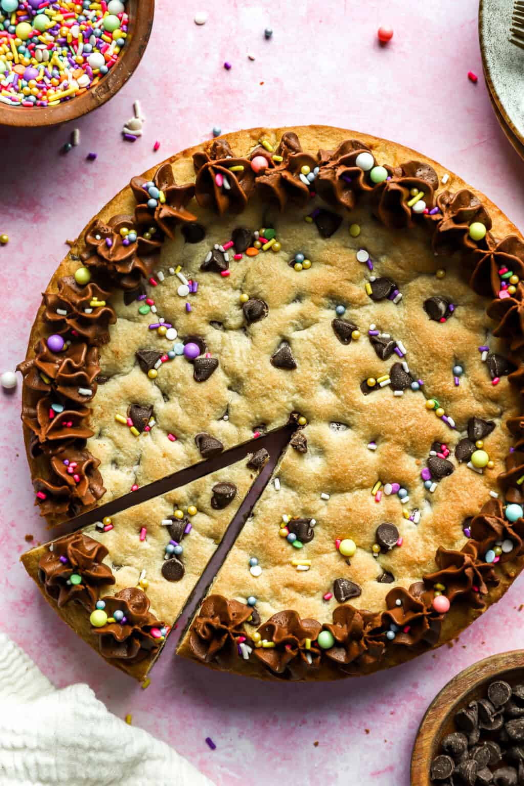 Cookie Cake Recipe - The Cookie Rookie®