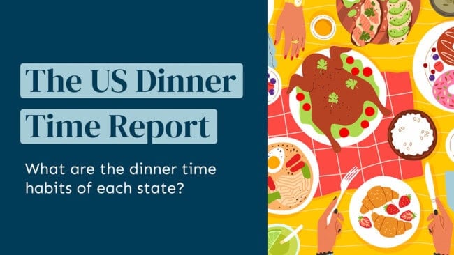 The US Dinner Time Report - The Cookie Rookie®