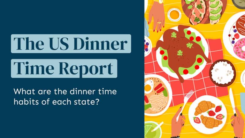 The US Dinner Time Report - The Cookie Rookie®