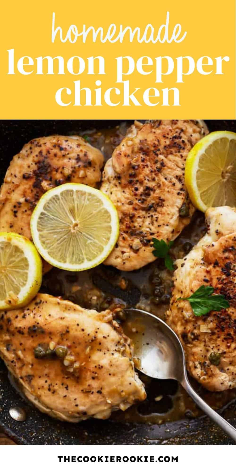 Lemon Pepper Chicken Recipe - The Cookie Rookie®