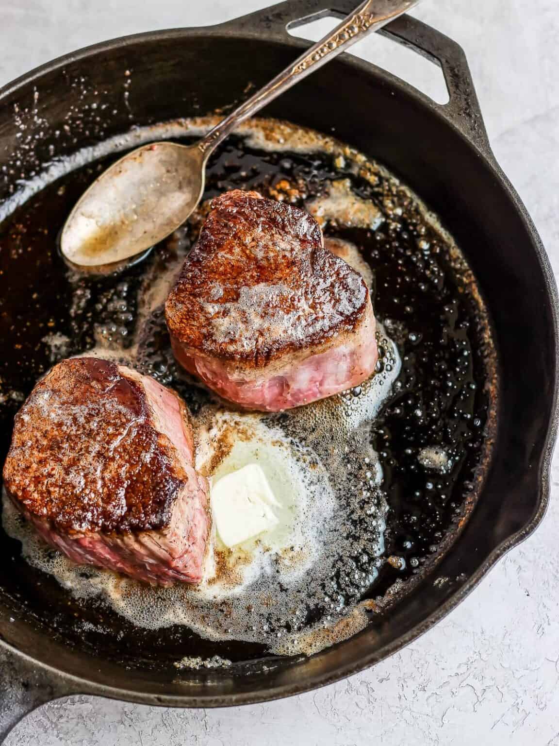 Restaurant Steak Recipe with Cilantro Steak Butter Recipe - The Cookie ...