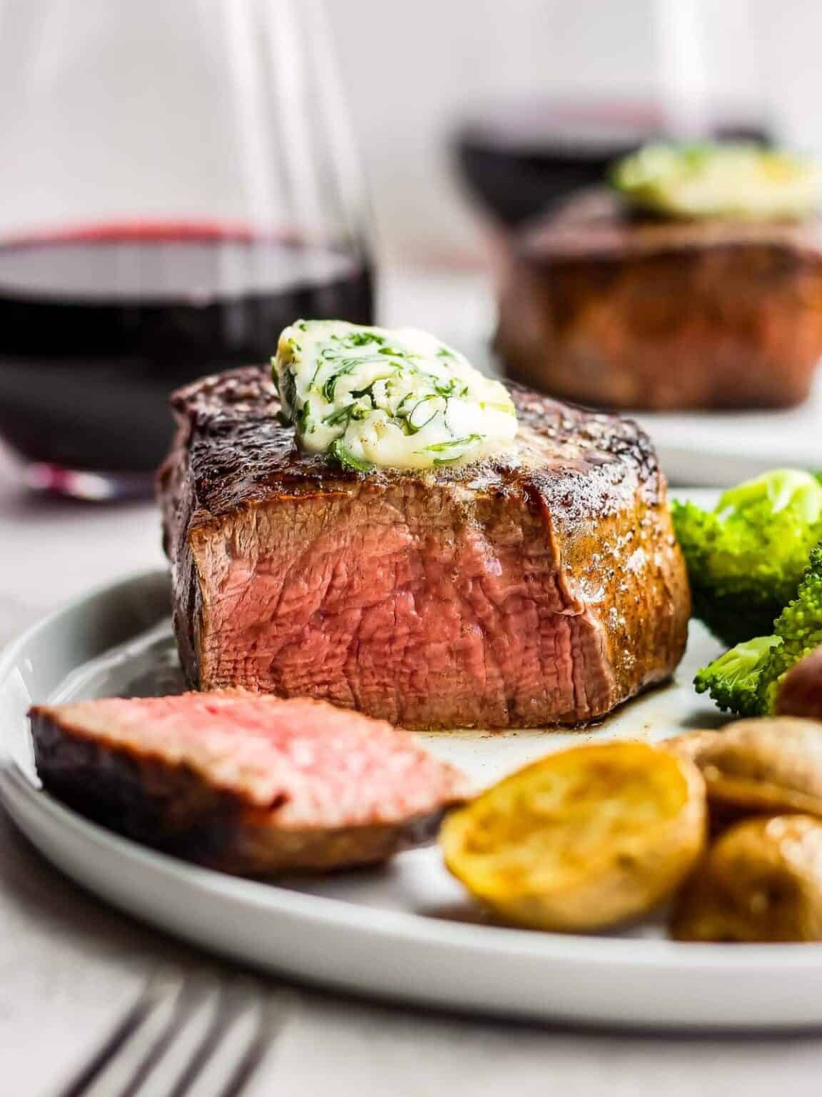 Restaurant Steak Recipe with Cilantro Steak Butter Recipe - The Cookie ...