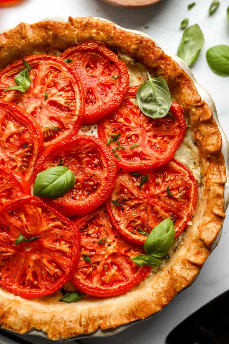 Tomato Pie Recipe - The Cookie Rookie®