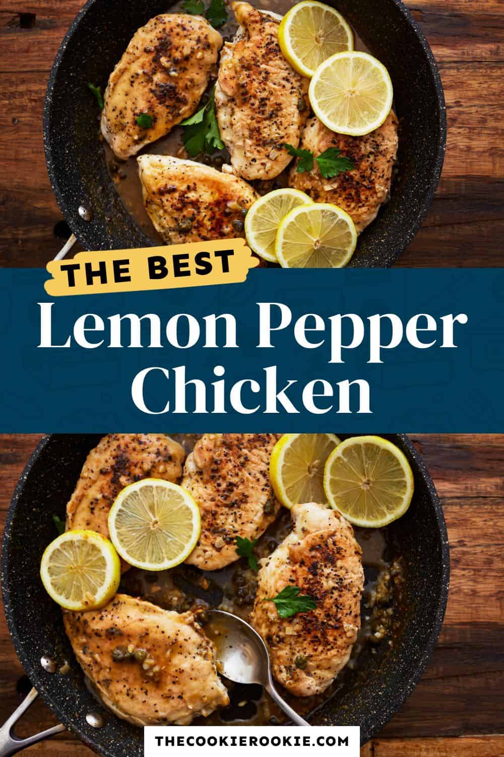 Lemon Pepper Chicken Recipe - The Cookie Rookie®