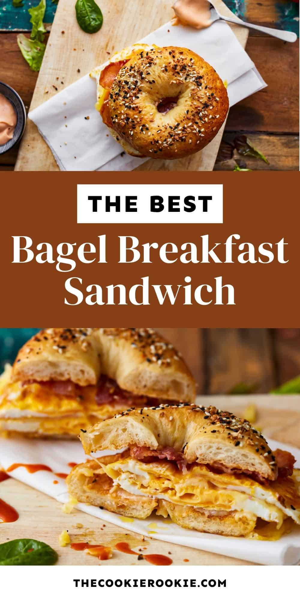Bagel Breakfast Sandwich Recipe (Bacon, Egg, and Cheese) - The Cookie ...