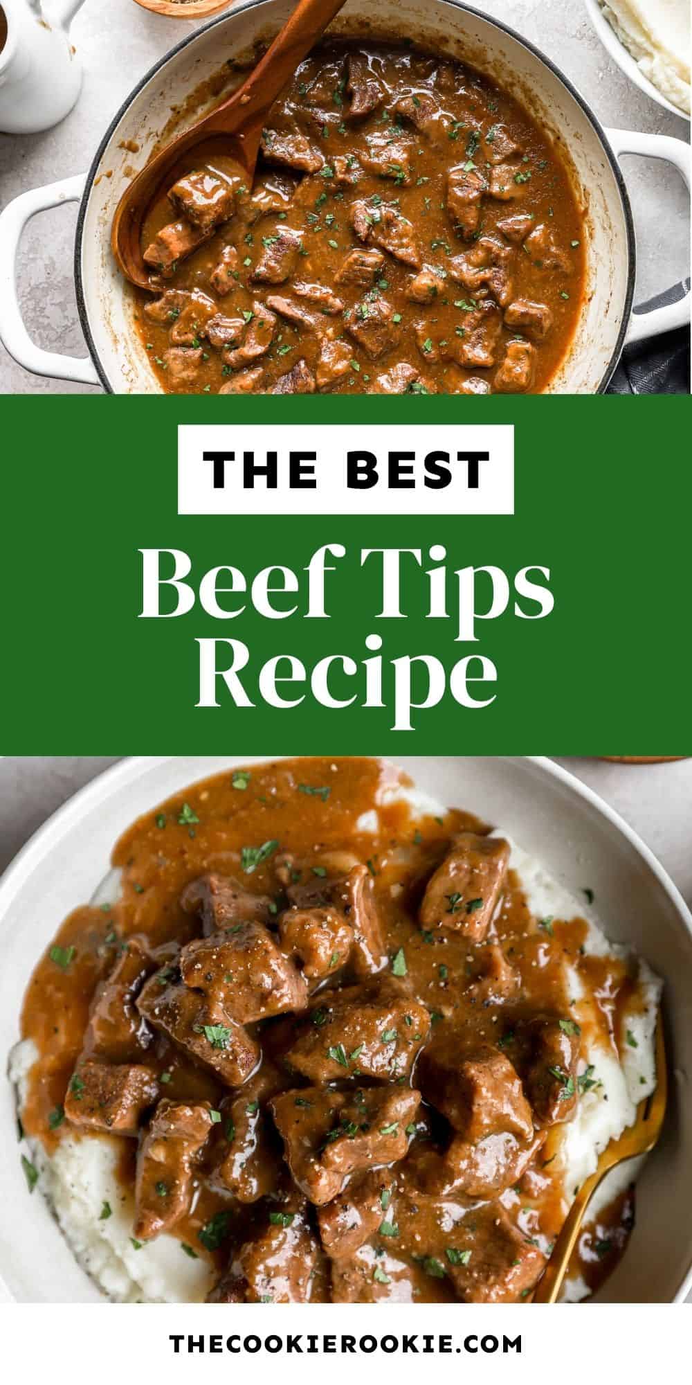 Beef Tips Recipe - The Cookie Rookie®
