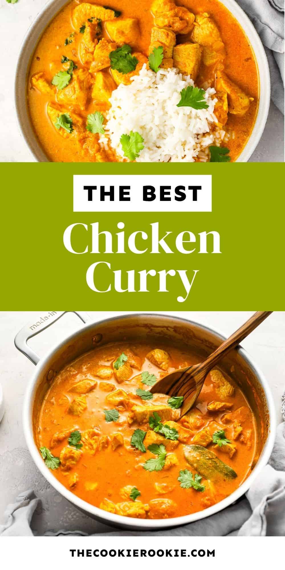 Indian Chicken Curry Recipe - The Cookie Rookie®