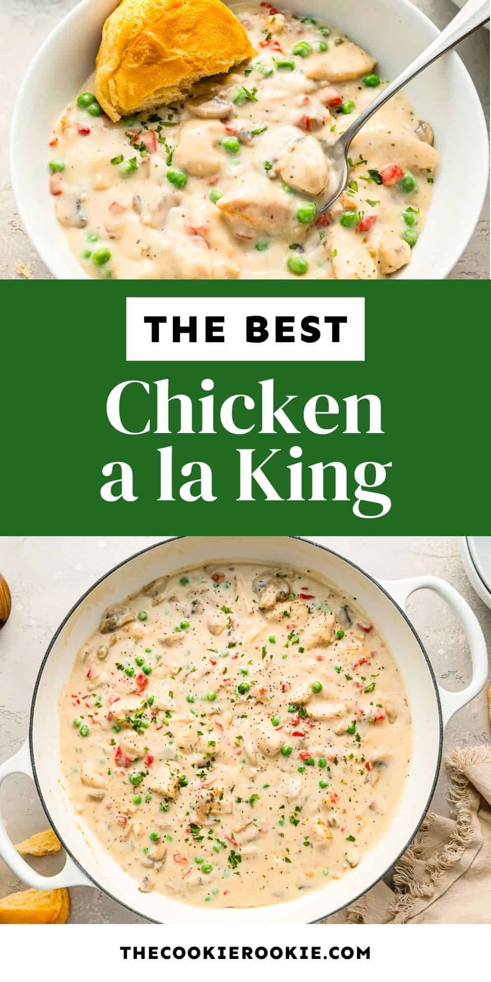 Receta de Pollo a la King 】
