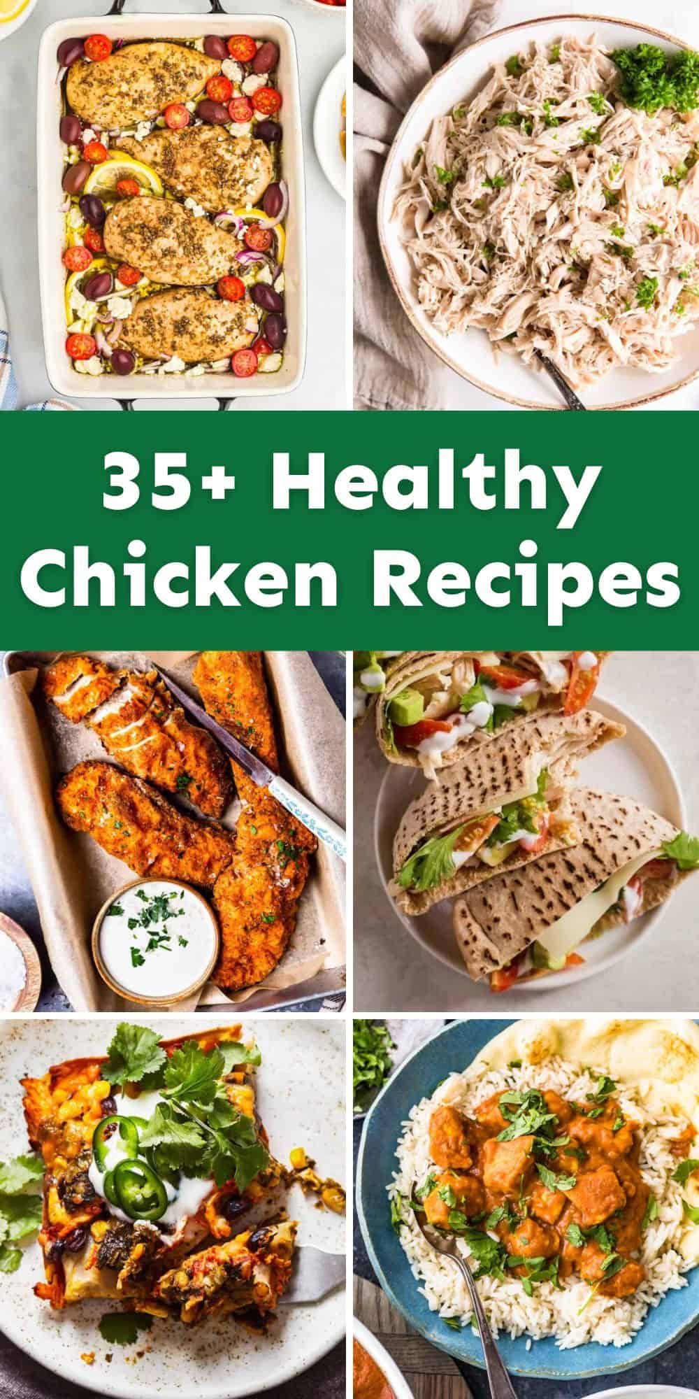 35 Healthy Chicken Recipes - The Cookie Rookie®