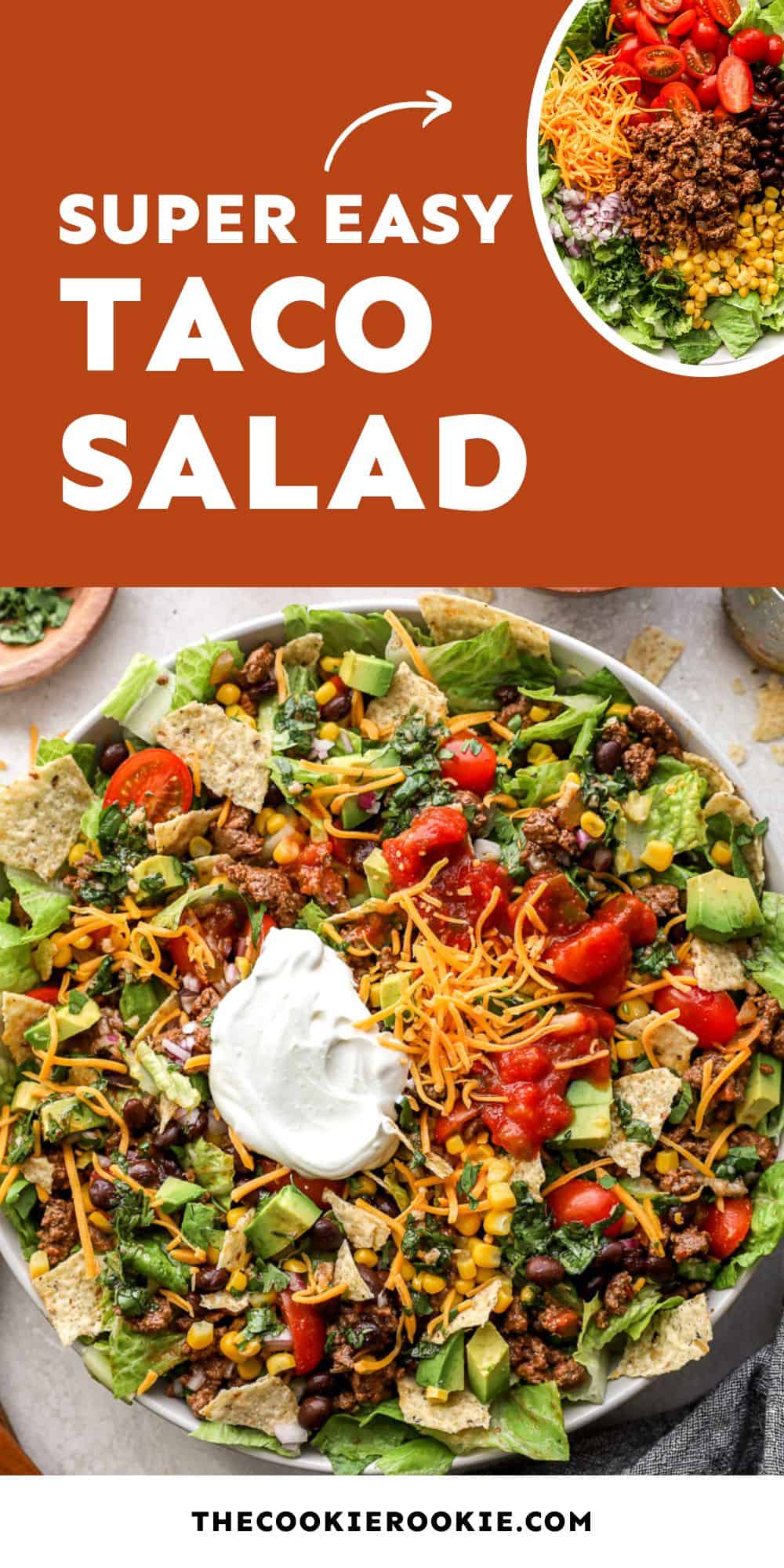 Taco Salad Recipe - The Cookie Rookie®