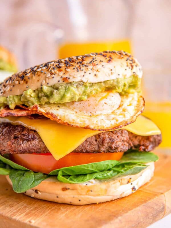 Breakfast Burger Recipe - The Cookie Rookie®
