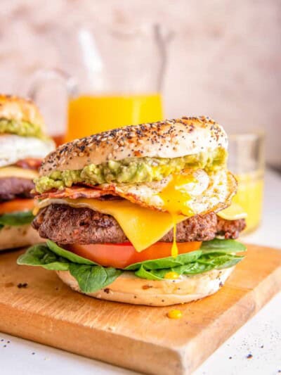 Breakfast Burger Recipe - The Cookie Rookie®