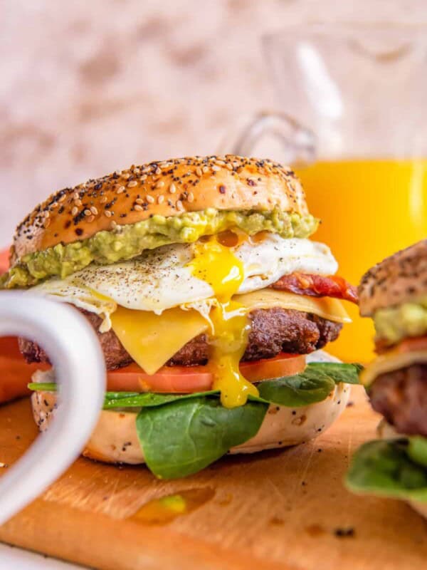 Breakfast Burger Recipe - The Cookie Rookie®