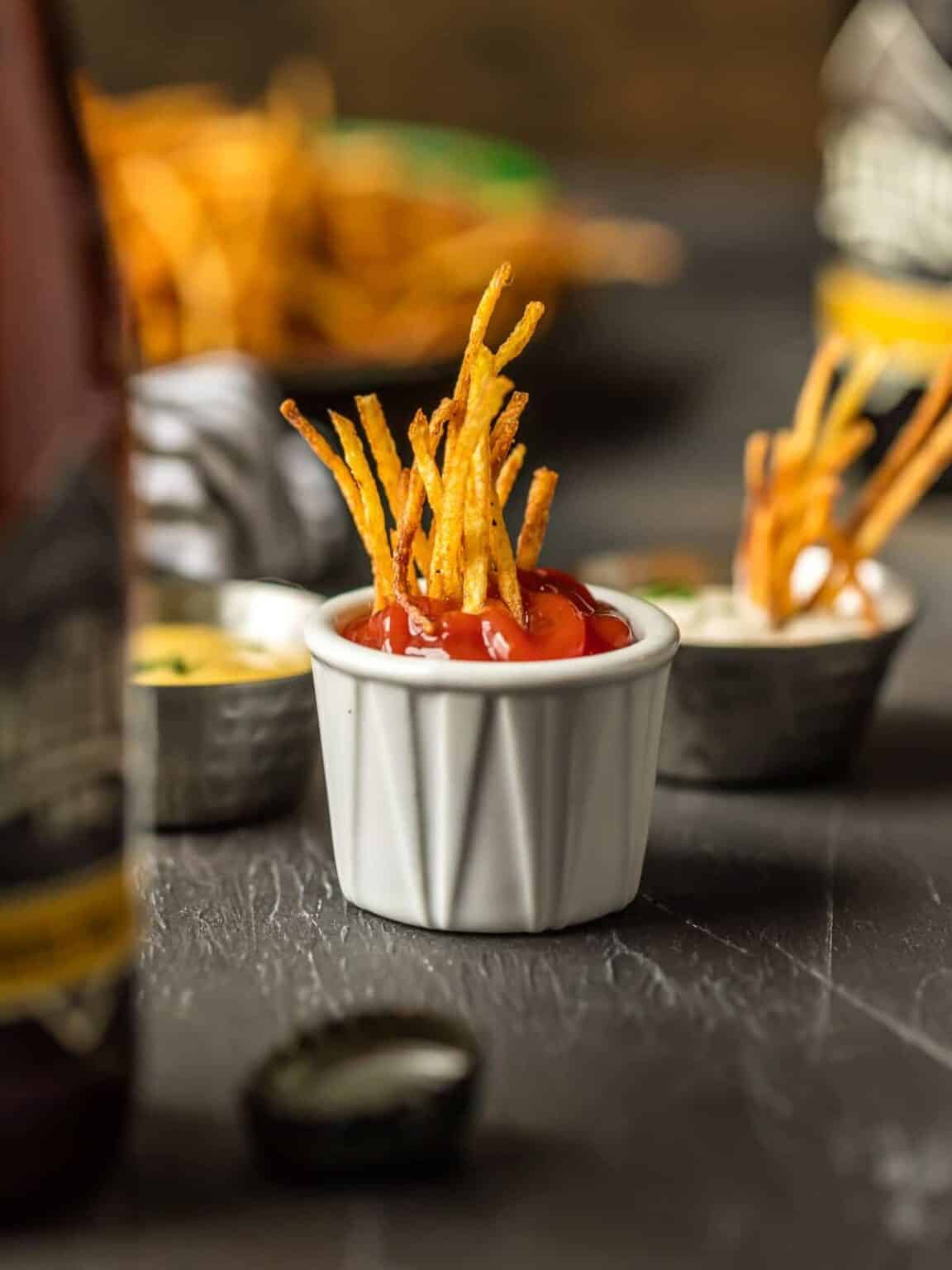 3-Ingredient Shoestring Fries Recipe - The Cookie Rookie®