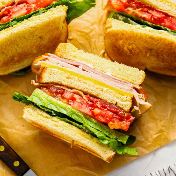 Club Sandwich Recipe - The Cookie Rookie®