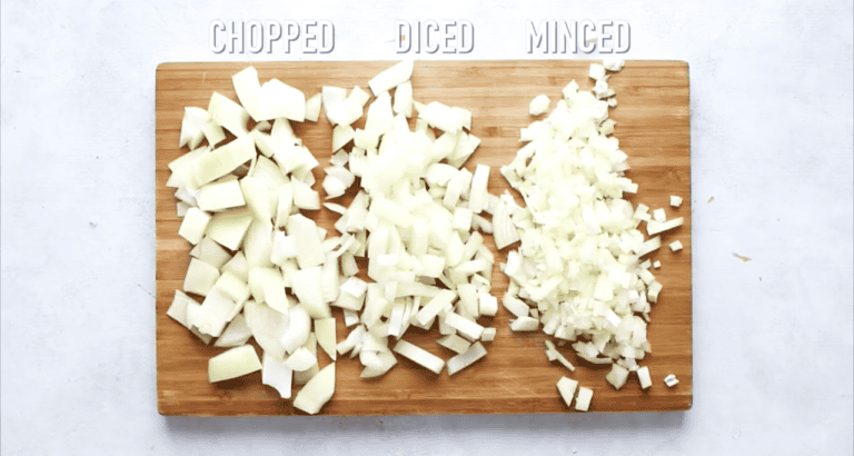 How to Cut an Onion (How to Dice, Mince, and Chop Onions) VIDEO!!
