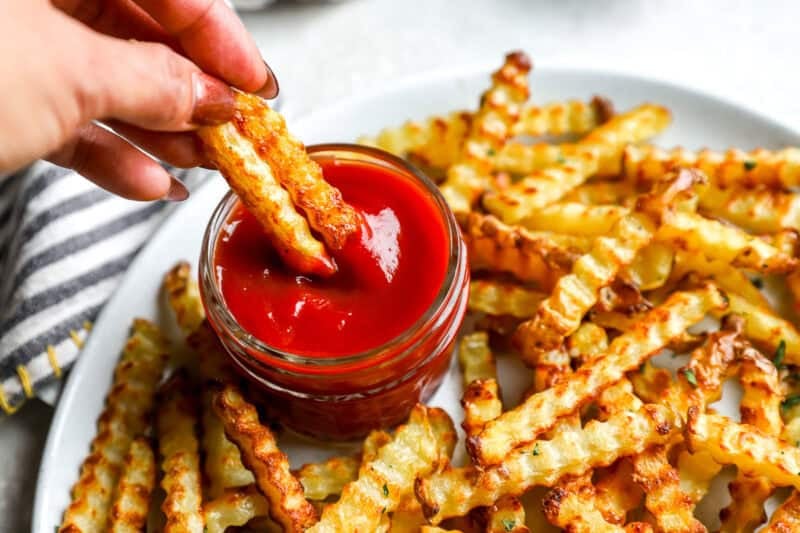 Crinkle Cut Fries - The Cookie Rookie®