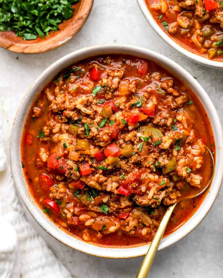 Crockpot Stuffed Pepper Soup - Recipe expert